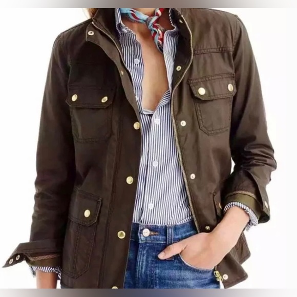 J. Crew | Jackets & Coats | Jcrew Boyfriend Relaxed Fit Field Jacket In ...